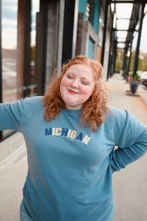 Ferne Boutique Michigan Football Team Spirit Sweatshirt (3) - With ...