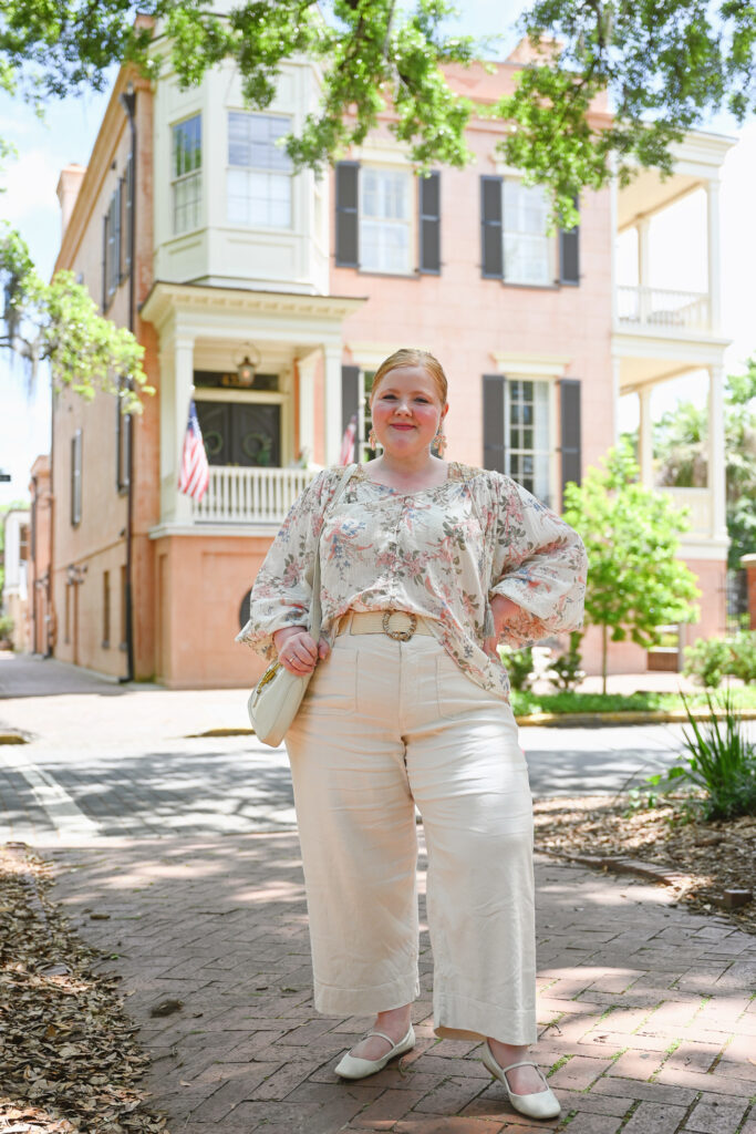 A Cream Summer Outfit Idea - With Wonder and Whimsy